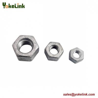 China High Quality Carbon Steel ASTM A194 Heavy Hex 2h Nuts A563 DH Nut For Structural Fasteners for sale