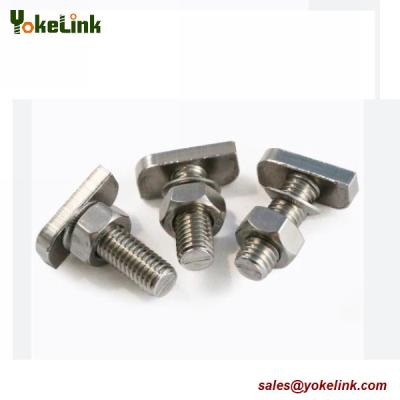 China T-Bolt Stainless Steel T Bolts T-Slot T Head Bolt Hammer Screw M5 M6 M8 M10 M12 for sale