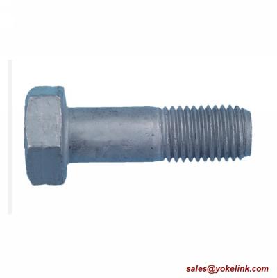 China EN 14399-3 High Tensile HDG Black Finishing Hex Head Heavy Bolts For Industry for sale