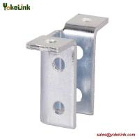 China Electrogalvanized Wing Shape 90 Degree Connector Bracket For Solar Strut Channel Section for sale