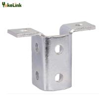 China Electrogalvanized Wing Shape 90 Degree Connector Bracket For Solar Strut Channel Section for sale