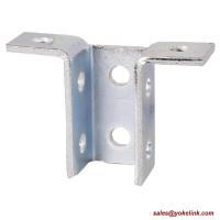 China Electrogalvanized Wing Shape 90 Degree Connector Bracket For Solar Strut Channel Section for sale
