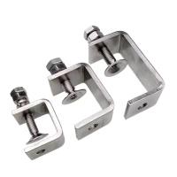 China Strut Fitting Beam Clamp M6 With Threaded Srew, Maximum Load 60kg,18mm for sale