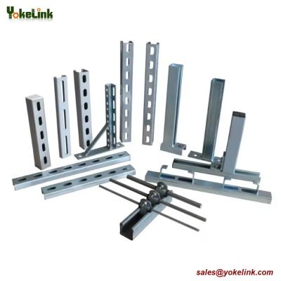 China Hot DIP Galvanized Strut Channel Support System Electrical & Mechanical Products for sale