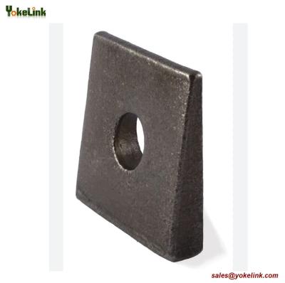 China ASTM F436 Custom Steel Hardened Beveled Washer Square Beveled Washers for sale
