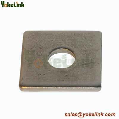 China 2 1/2 ''x 2 1/2 ''Galvanized square curved washers for pole line hardware for sale