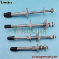 China Spindle Insulator / Crossarm Pin / Steel Foot for Transmission Line Fittings for sale