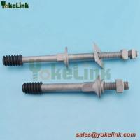 China Spindle Insulator / Crossarm Pin / Steel Foot for Transmission Line Fittings for sale