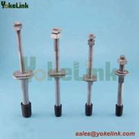 China Spindle Insulator / Crossarm Pin / Steel Foot for Transmission Line Fittings for sale