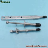 China Long shank type Crossarm Pin for wood crossarms For overhead line fitting for sale