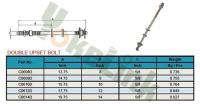 China Hot sale 5/8'' Hot dip galvanized forged steel Upset spool bolt for sale