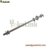 China Hot dip galvanized spool bolt /upset bolt for poleline hardware for sale