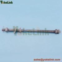 China High quality HDG Double Upset spool bolt 5/8 x 18'' for Poleline hardware for sale