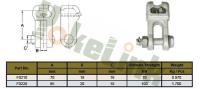 China Forged Hot dip galvanized overhead line fittings Socket Clevis for sale