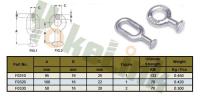 China Forged steel Hot Dip Galvanized Electric Power Fitting QH/Q/QP Type Ball Eyes for sale