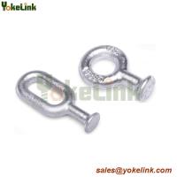 China Forged steel Hot Dip Galvanized Electric Power Fitting QH/Q/QP Type Ball Eyes for sale