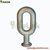 China Forged steel Hot Dip Galvanized Electric Power Fitting QH/Q/QP Type Ball Eyes for sale