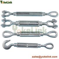 China Hot selling Open Body Die Forged Electro Galvanized Turnbuckle for sale