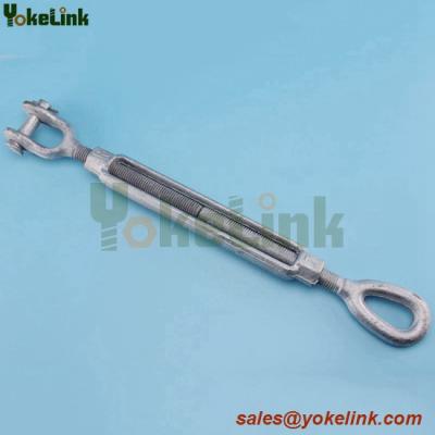 China Hot selling 5/8'' Jaw & Eye Hot dip galvanized forged turnbuckle for sale