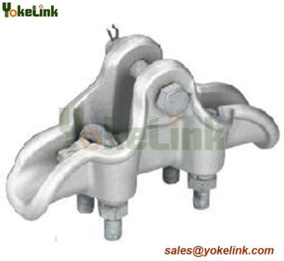 China Aluminum cable suspension clamp suspension bridge cable clamp for pole line fitting for sale