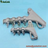 China High quality Double bolted Aluminum Straight line strain clamp with good price for sale