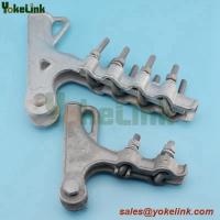 China High quality Double bolted Aluminum Straight line strain clamp with good price for sale