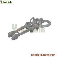 China High quality Double bolted Aluminum Straight line strain clamp with good price for sale