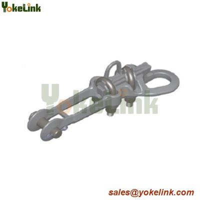 China High quality Double bolted Aluminum Straight line strain clamp with good price for sale