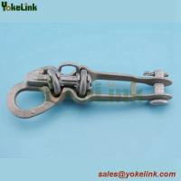 China High quality Double bolted Aluminum Straight line strain clamp with good price for sale