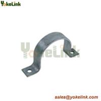 China 3/4'' Clamp Stamped U cable guard strap Hot dip galvanized A 153 for sale