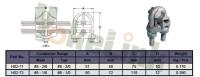 China Aluminum single U bolt Parallel Groove Clamps LC71B, LC72B, LC-73-B for sale