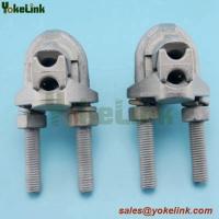 China 1/2'' U bolt Parallel groove clamp aluminum for conductor hardware for sale
