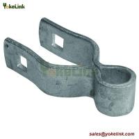 China Made in China OEM  Galvanized Pipe Gate Hinge for Chain Link Fence Accessories for sale