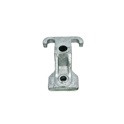 China Pole Line Hardware Hot DIP Galvanized Cast Iron Guy Hook Attachment With 5/8
