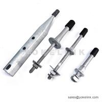 China ANSI/IEEE Std C135.22. Hot DIP Galvanized Pole Top Pin with 1-3/8