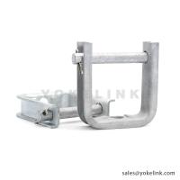 China ANSI/IEEE C135.20 Spool Insulator Deadend Clevis D Iron Bracket For  Pole Line Hardware for sale