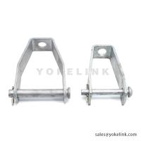 China ANSI/IEEE C135.20 Spool Insulator Deadend Clevis D Iron Bracket For  Pole Line Hardware for sale