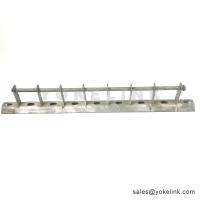 China Heavy-Duty 4-Wire Clevis Secondary Rack Single Spool for Pole Line Hardware for sale