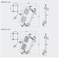 China MTFP3 MTFC3 High Voltage 10-40kv Polymeric Outdoor Expulsion Drop-out Type Distribution Composite Fuse Cutout for sale