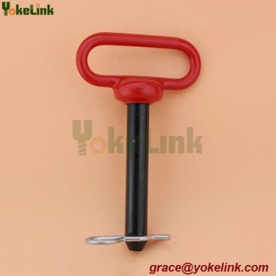 China High quality grade 8.8 Red head hitch pin with R pin for tractor linkage parts for sale