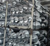 China Round Shaft Helical Screw Pile Galvanized ASTM A153 Standard Helical Pile Anchor For Solar Energy Related Parts for sale
