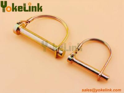China Zinc yellow or zinc clear Wire Tab lock pin for tractor with good price for sale