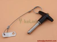 China Made in China stainless steel T type quick release pin with lanyard for sale
