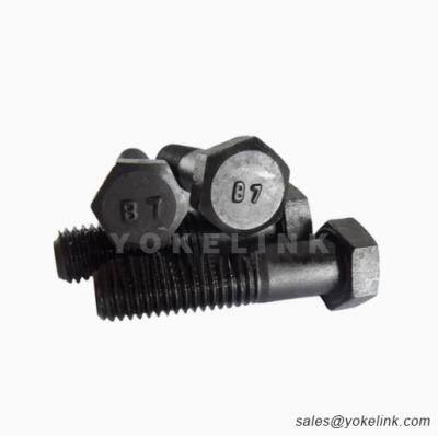 China ASME B18.31.1 PTFE Stud Bolt A193 B7 Threaded Rod Stud Bolts for Structural Fasteners for sale