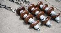 China ANSI 55-5 Pin Type Electrical Porcelain Insulator For Poleline Hardware for sale