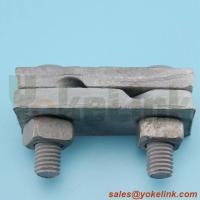 China HDG guy clamp hot roller steel corner cable suspension clamp for power line system for sale