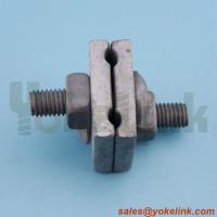 China HDG guy clamp hot roller steel corner cable suspension clamp for power line system for sale