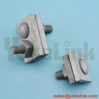 China HDG guy clamp hot roller steel corner cable suspension clamp for power line system for sale