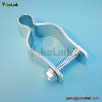 China Zinc finish steel Chain Link Fence Gate Frame Hinge with 5/8
