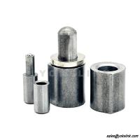 China Heavy Duty Steel Weld-on Bullet Hinges With grease fitting for sale